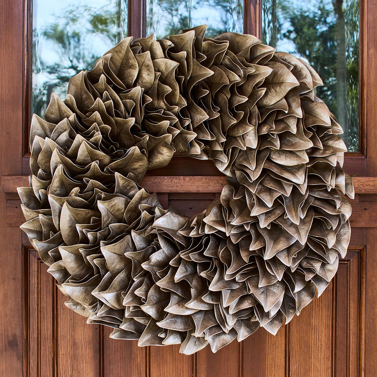 The Magnolia Company: Sand Stone Lacquer Wreath